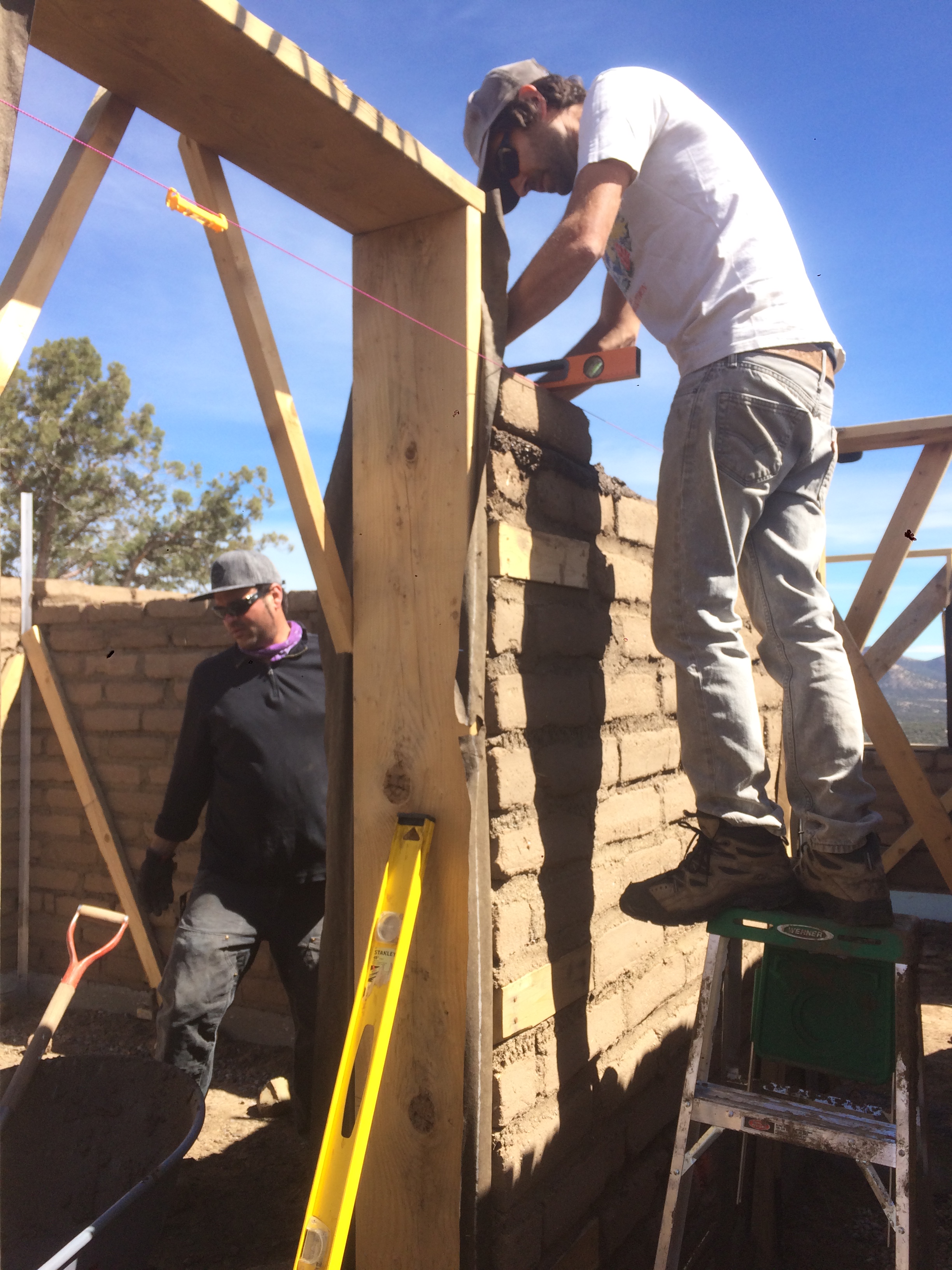 …and the house takes shape – Vision creation adobe